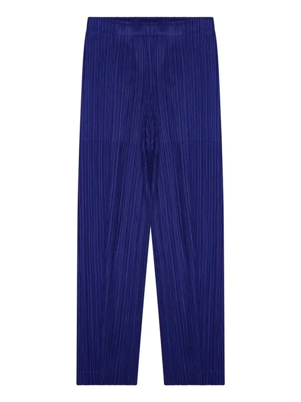 Issey Miyake Pleated Trousers - Blue