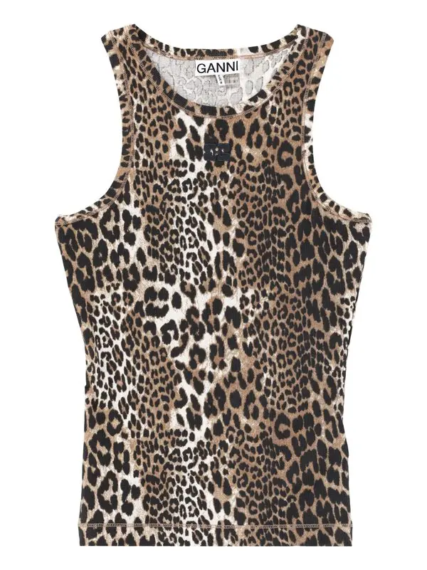 GANNI Logo Top - Animalier