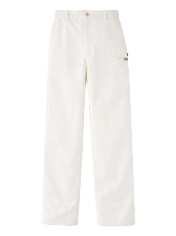 Marni Cargo Pocket Pants - White