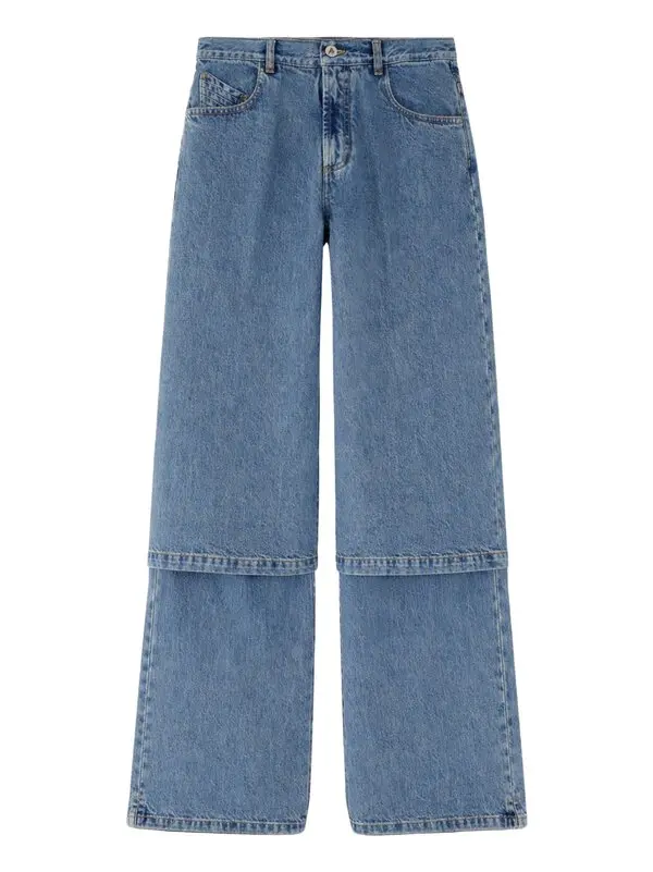 Attico Long Jeans - Denim