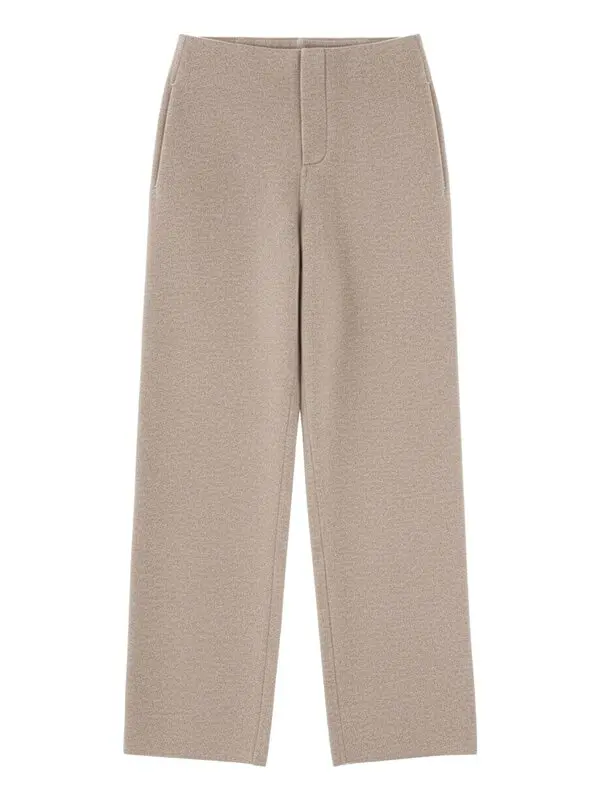 Max Mara Cashmere And Wool Fleece Pants - Beige