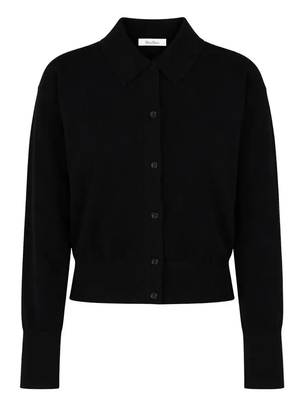 Max Mara Wool Cardigan - Black