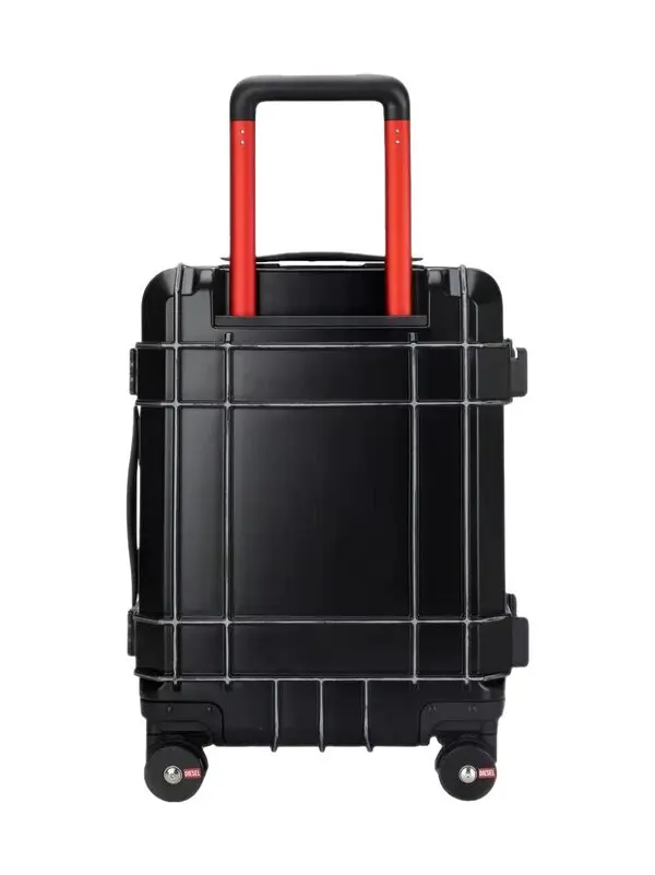 DIESEL® Toolbox" Effect Polycarbonate Suitcase With Tsa Lock - Black