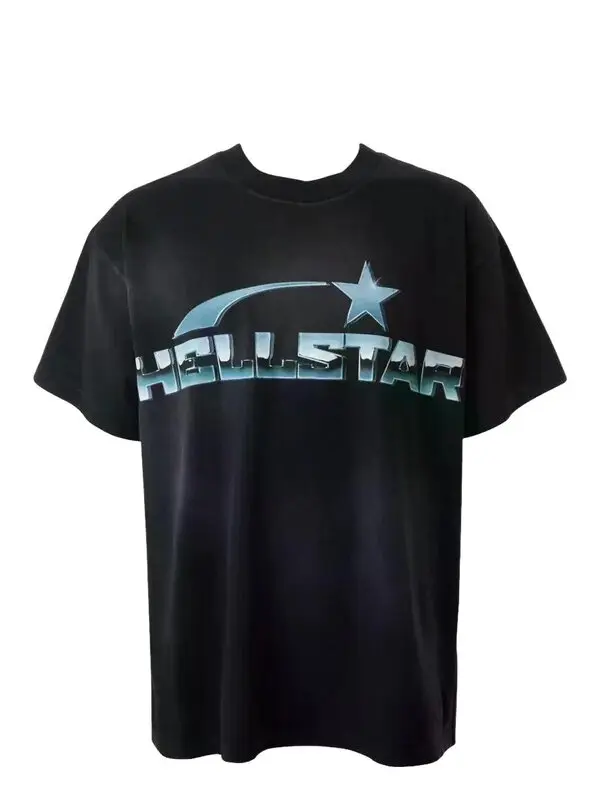 HELLSTAR Chrome Logo-print T-shirt - Black