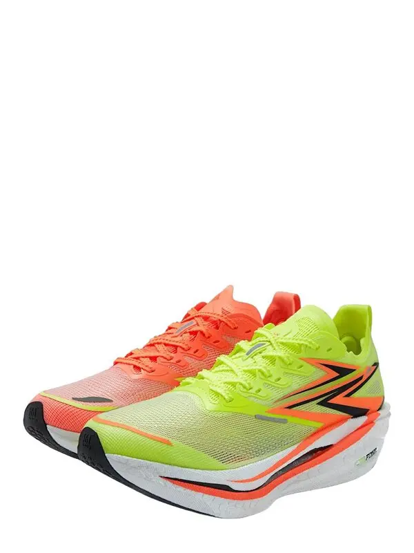 361 DEGREES Flame 4.5 Reverse Athletic Sneakers - Lime/orange/black