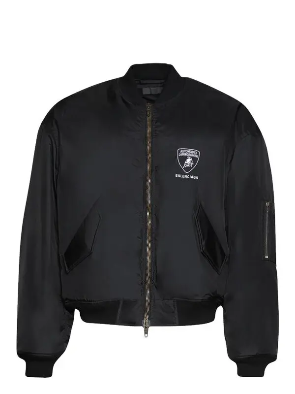 Balenciaga Automobili Lamborghini Bomber Jacket - Black