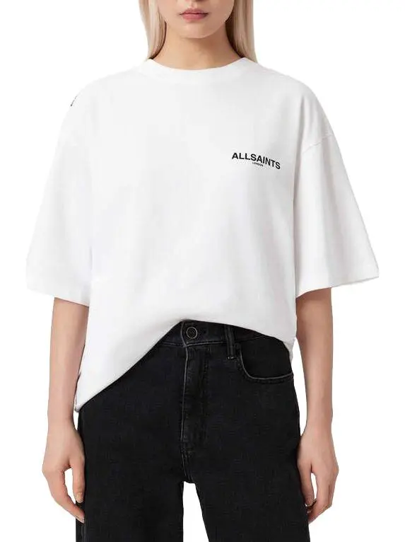 ALLSAINTS Amelie Graphic T-shirt - Optic White