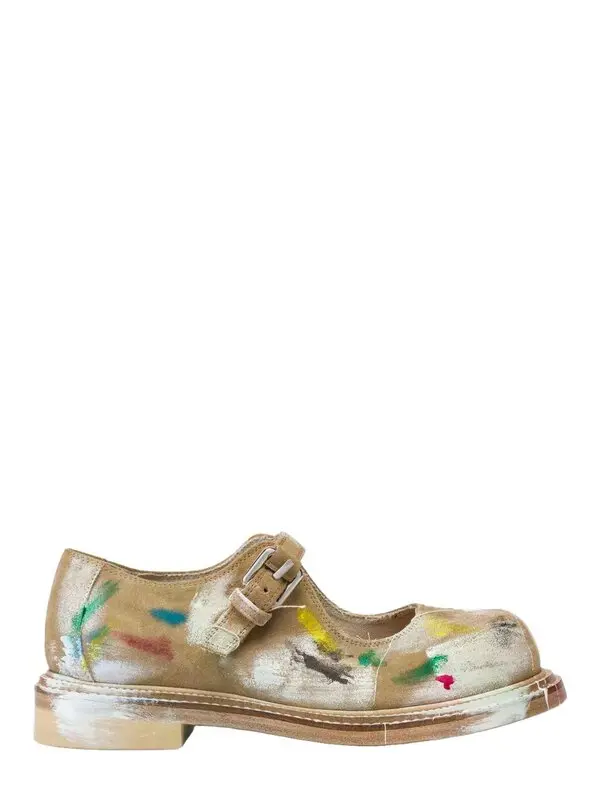 Moschino Olivia Buckle Strap Loafers - Neutrals