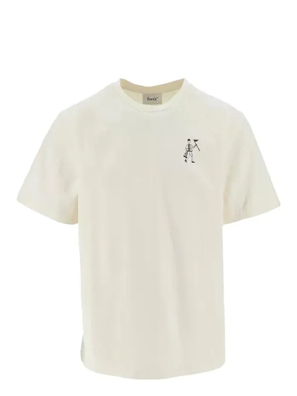 FORET Crew Neck T-shirt - Neutrals