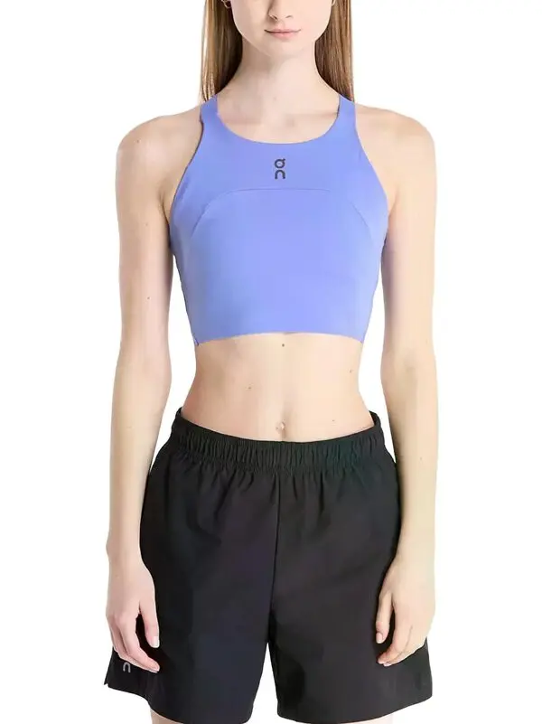 On Cut-out Performance Crop - Purple