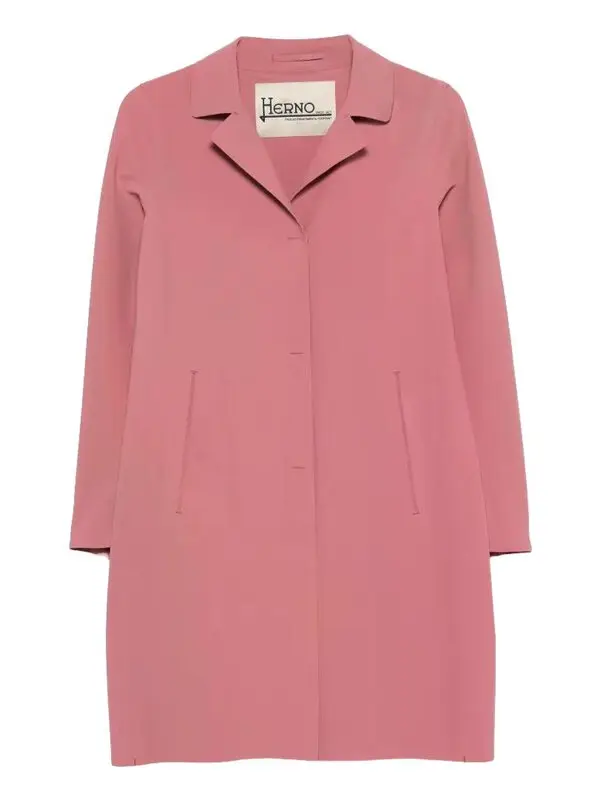Herno Notched-lapel Coat - Pink