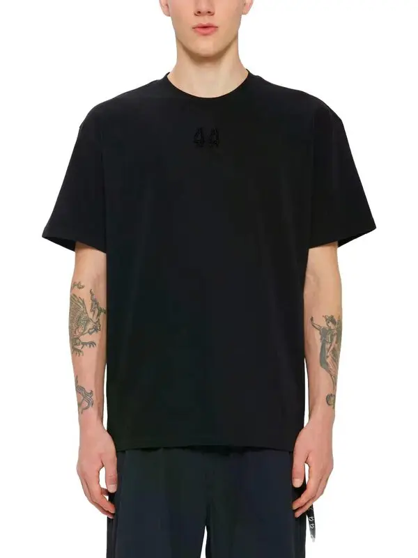 44 LABEL GROUP Round-neck T-shirt - Black