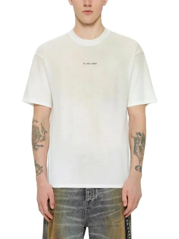 44 LABEL GROUP Jersey T-shirt - Neutrals