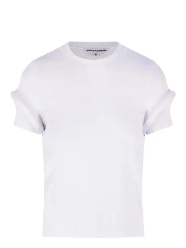 MELITTA BAUMEISTER Crew-neck T-shirt - White