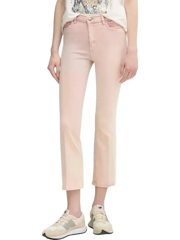 OUI Cropped Jeans - Pink