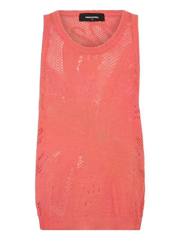 Dsquared2 Crew-neck Tank Top - Red
