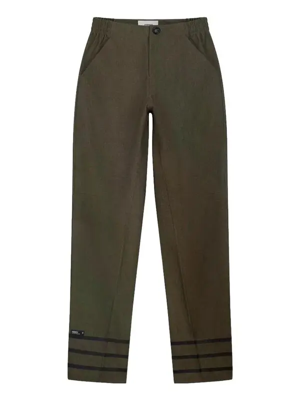 Coperni Striped Tailored Trousers - Green