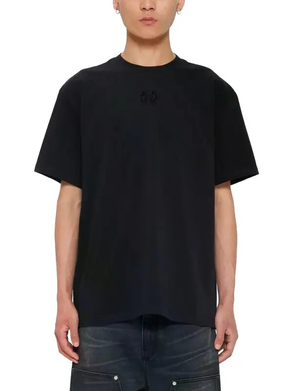44 LABEL GROUP Logo-print T-shirt - Black