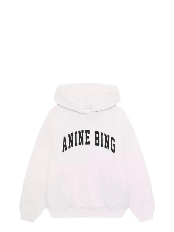 ANINE BING Harvey Logo-detail Hoodie - Pink