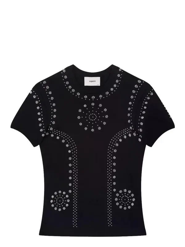 Coperni Mantra Graphic Print T-shirt - Black