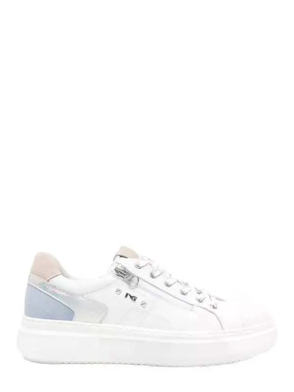 NEROGIARDINI Leather Sneakers - White