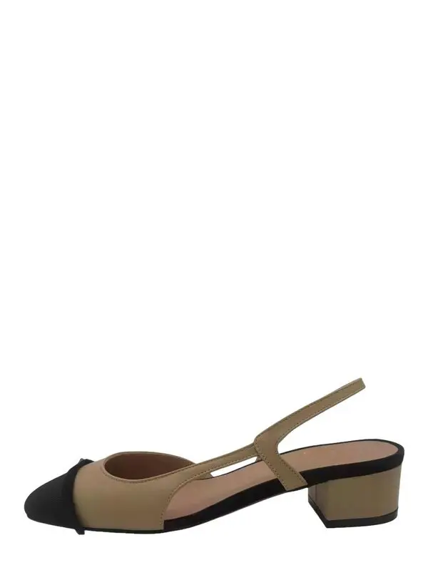Roberto Festa Acanto Pointed Slingback Pumps - Neutrals