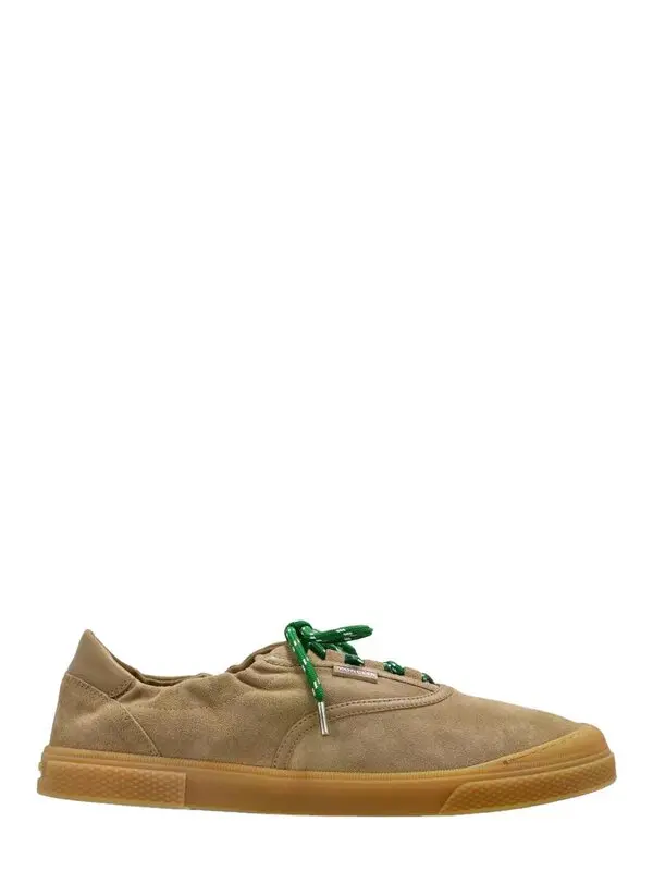 Moncler Lace-up Suede Sneakers - Neutrals