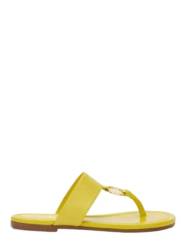 ODISSI Olivia Leather Sandals - Yellow