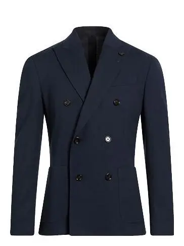 Burberry Blazer Midnight Size Wool, Silk - Blue