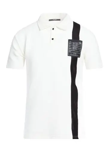 TAKESHY KUROSAWA Polo Shirt Size Cotton, Elastane - White
