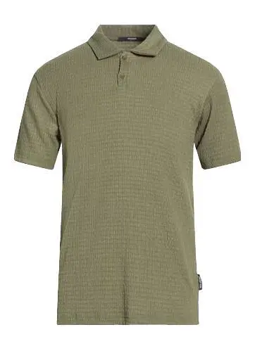 TAKESHY KUROSAWA Polo Shirt Military Size Cotton, Polyester, Elastane - Green
