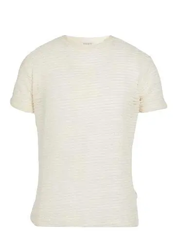 TAKESHY KUROSAWA T-shirt Ivory Size Polyester, Elastane - White