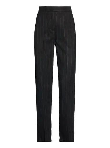 COMPAGNIA ITALIANA Tapered Pinstriped Pants - Black