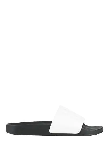 MSGM Rubber Slides - White