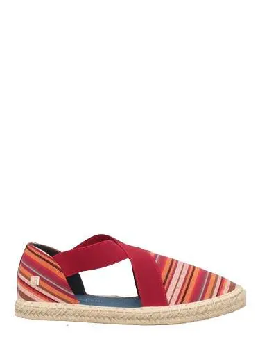 LAURA BIAGIOTTI Garnet Textile Espadrilles - Red