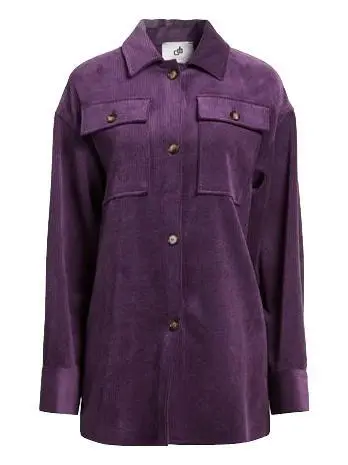 COMPAGNIA ITALIANA Corduroy Overshirt - Purple