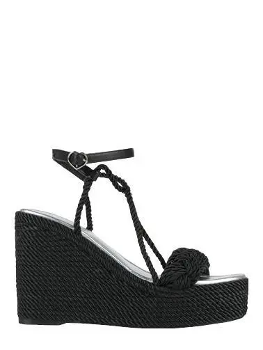 TOSCA BLU Espadrille Sandals - Black