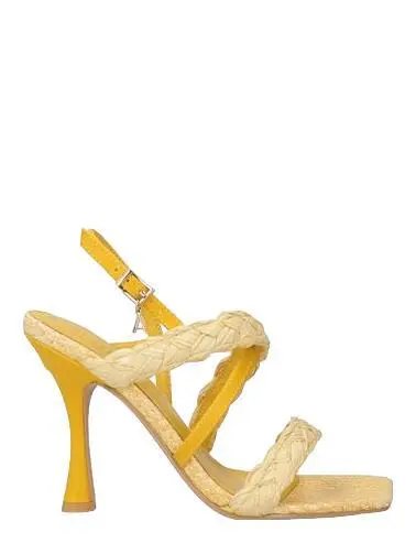 TWINSET Strappy Sandals - Yellow