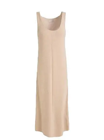 DRUMOHR Midi Cashmere Dress - Beige