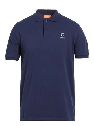 SUNS Polo Shirt Size Cotton, Elastane - Navy