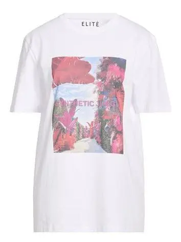 ELITE Printed Cotton T-shirt - White