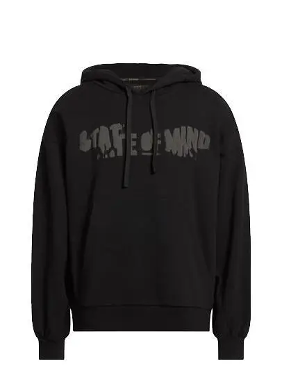 5TATE OF MIND Cotton Fleece Sweatshirt - Black