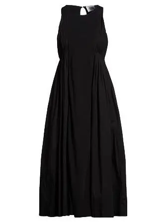 Alpha Studio Midi Flared Dress - Black