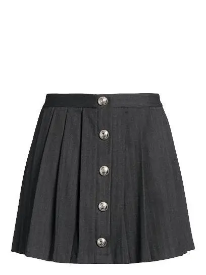 W LES FEMMES BY BABYLON Mini Pleated Skirt - Black