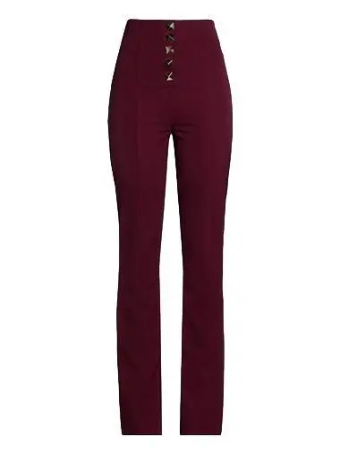 BABYLON Flared High Waisted Pants - Purple