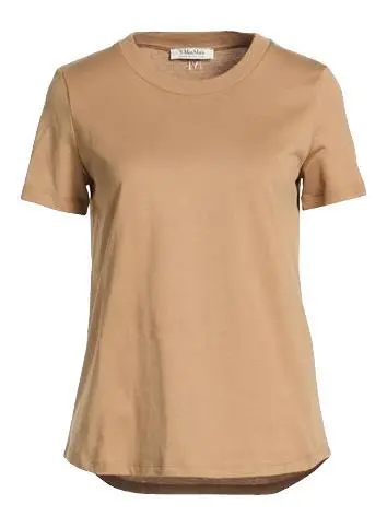 Max Mara Cotton Jersey Basic T-shirt - Beige