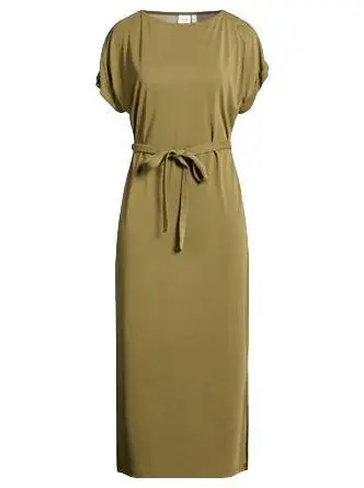 VILA Midi Dress Tencel Polyester - Green