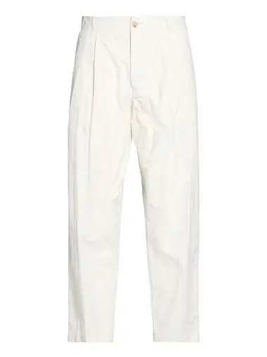 TOD'S Pants Dark Size Cotton, Polyamide, Polyurethane - White