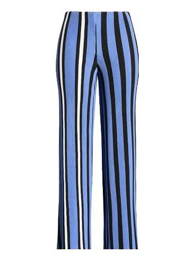 Liviana Conti Straight-leg Jacquard Knit Pants - Blue