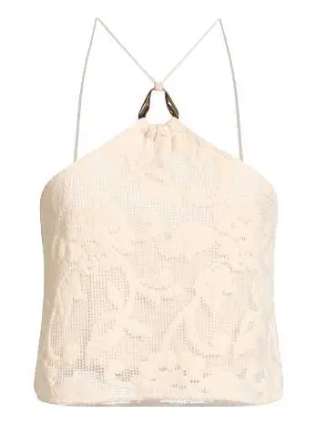 HAVEONE Crochet-knit Crop Top - White